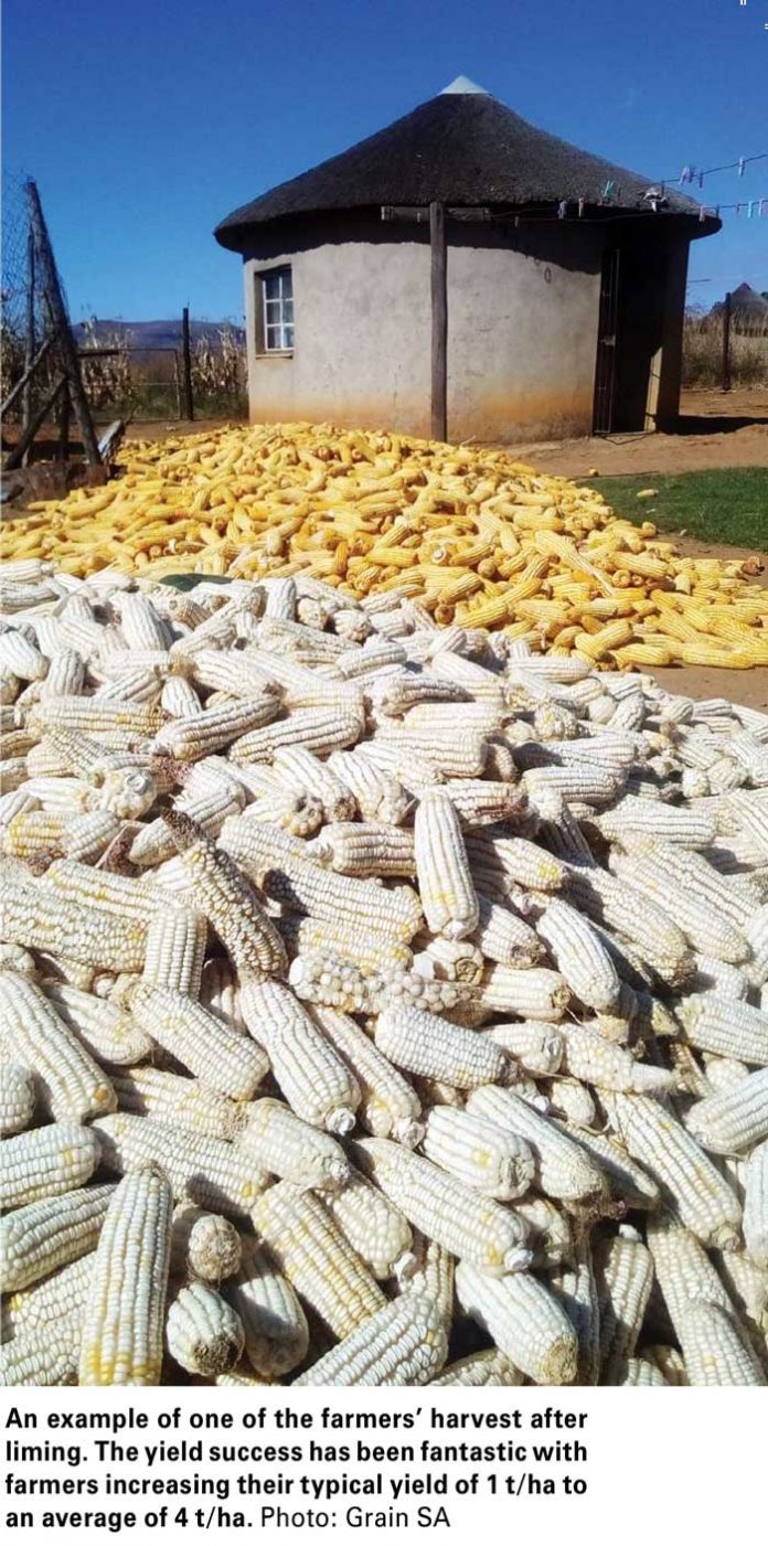 Agricultural lime and commercialisation of small-scale farmers - SA Grain