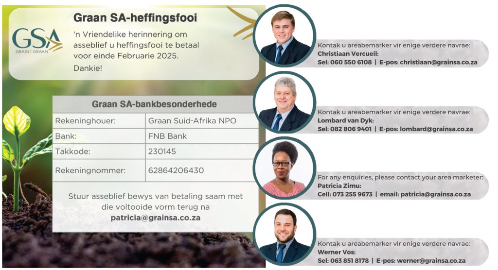 Die gekwantifiseerde waarde WAT GRAAN SA BIED - SA Grain