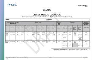 The A to Z of the diesel rebate - SA Grain